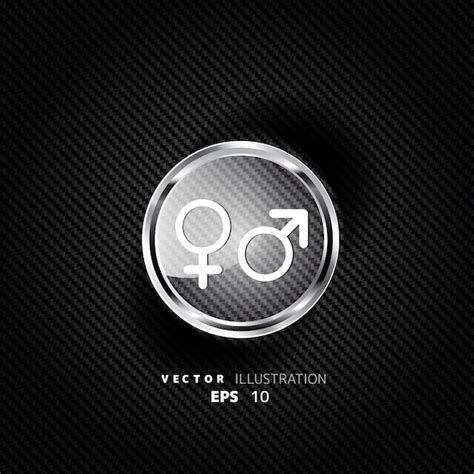 Premium Vector Male And Female Symbols Man And Woman