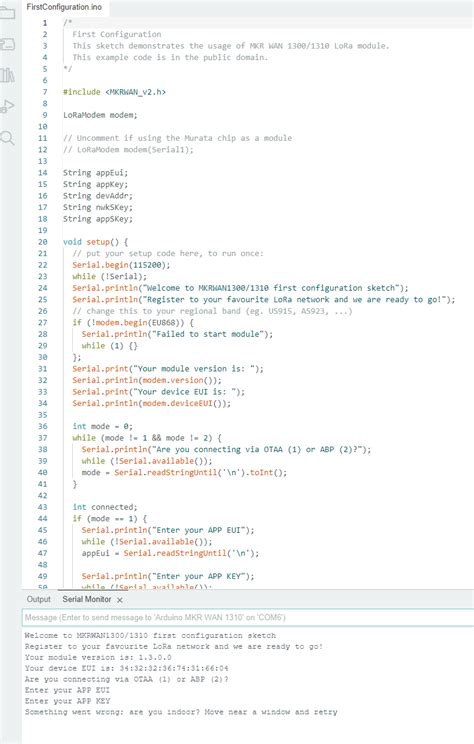 Connecter Un Arduino Mkr Wan 1310 Sur Arduino Cloud Français