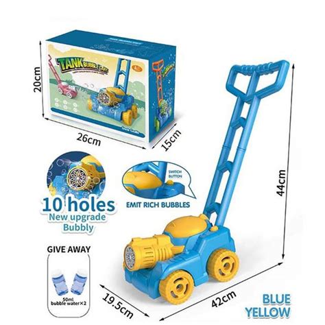 China Customized Automatic 10 Hole Bubble Blower Trolley Electric