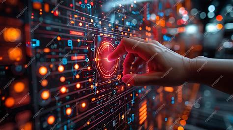 Premium Photo Advanced Cyber Security Hacking Technology Background