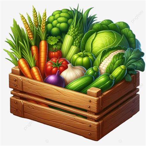 바스크테에 있는 만화 야채 바구니 만화 야채 채소 Png 일러스트 및 이미지 에 대한 무료 다운로드 Pngtree