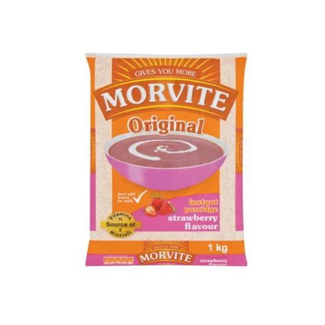 Morvite Porridge Inst Strawberry 1 Kg Striker Meat