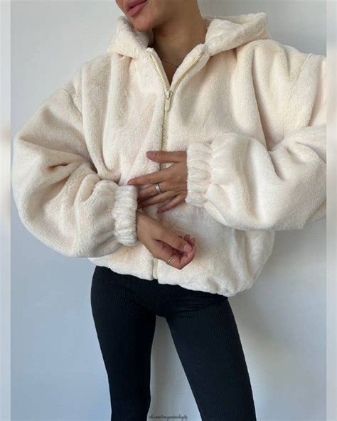 🔥Шубка на блискавці оснащена капюшоном та кишенями Розкішне хутро з кролика наділяє шубки