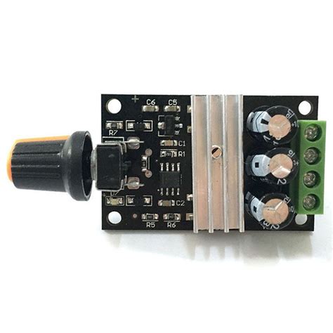 Dc 6v 12v 24v 28vdc 3a 80w Pwm Регулятор скорости двигателя Регулируемое управление переменной