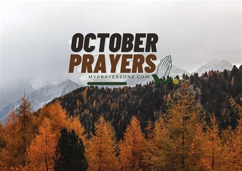 New Month Prayer For October 2025