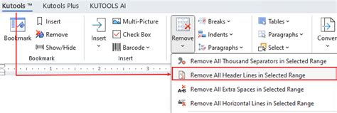 Quickly Insert File Information File Name File Path Into Word Header