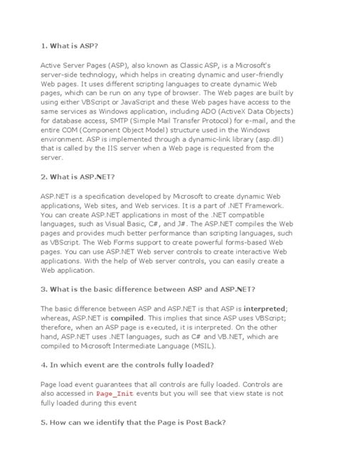 pdf active server pages web server