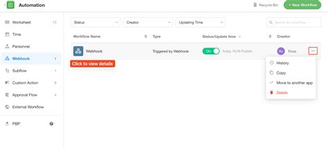 Management Of Single Workflow HAP