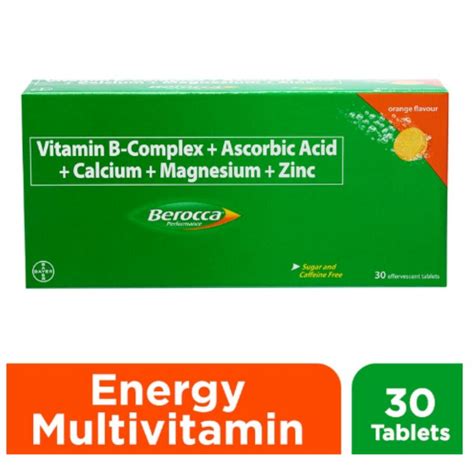 Berocca Discounted Until July 14 Vitamin B Complex Ascorbic Acid Calcium Magnesium Zinc