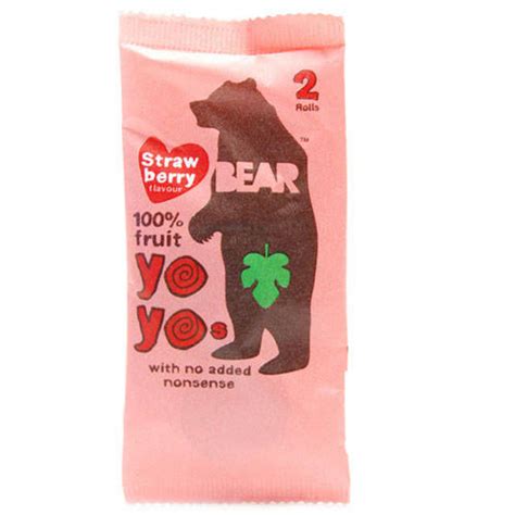 Strawberry Yo Yos Fruit Rolls In 20g From Bear