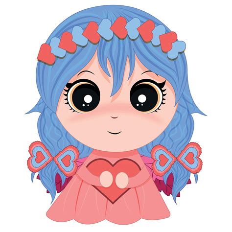 Cute Cupid Vector Cartoon Character For Valentines Day 15847010