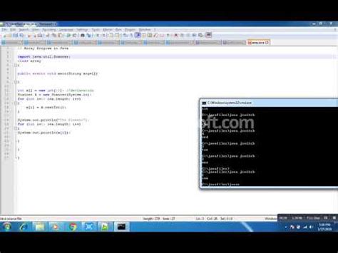 One Dimensional Array Program in Java - YouTube