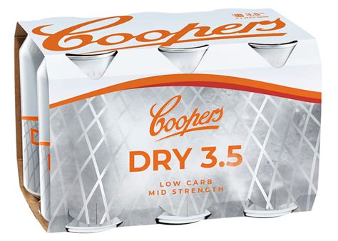 coopers dry 3 5 beer and brewer