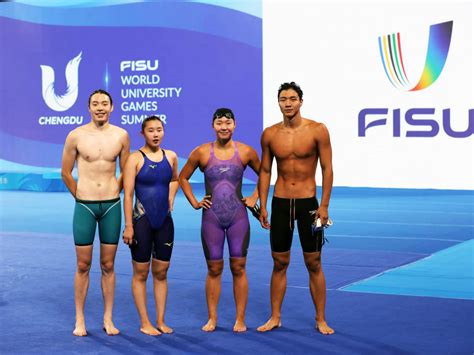 Хятадад болж буй усанд сэлэлтийн уралдаанд монголын баг тамирчид амжилттай оролцож хэсэгтээ