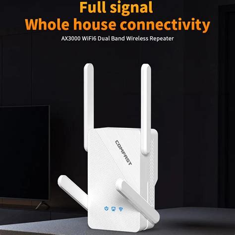 Comfast Cf Xr185 V2 Ax3000 Wifi 6 Extender Dual Band Gigabit Wireless