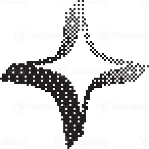 bitmap pattern star shape halftone gradient element y2k graphic