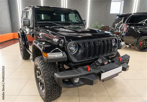 Jeep Wrangler Rubicon Two Door Pickup 4x4 Black Color In Showroom