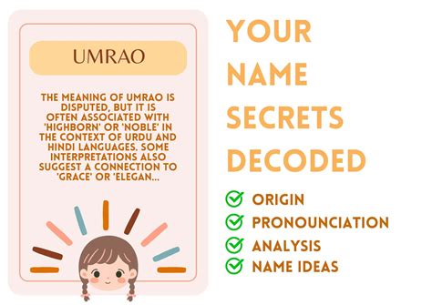 Umrao Girl Name Meaning And Pronunciation