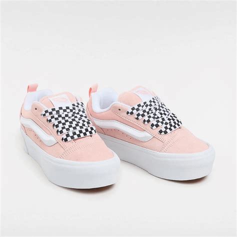 Vans Knu Skool Stack Light Pink Modelos Vans Riscas