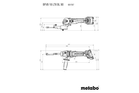 Bfvb 18 Ltx Bl 90 601767840 Cordless Band File Metabo Power Tools