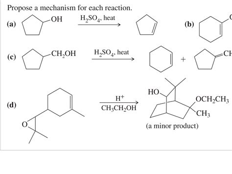 Solved Propose a mechanism for each reaction. | Chegg.com