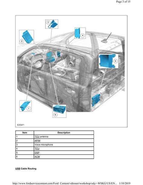 Telematics Control Unit TCU Location FordPass Connect Modem Ford Ranger And Raptor