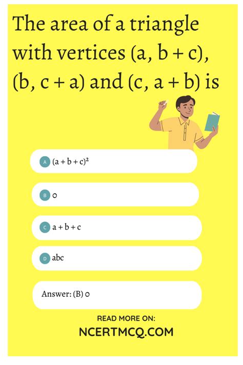 MCQ Questions For Class Maths Chapter Coordinate Geometry With Answers NCERT MCQ