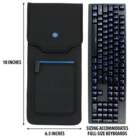 Enhance Keyboard Sleeve Travel Case For Full Size Mechanical And Standard Gaming Esports