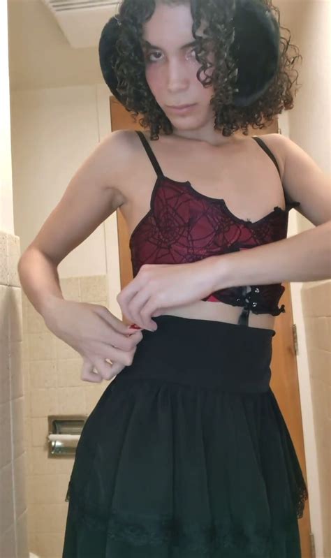 Hispanic Shemale Shows Penis Upclose And Foreskin Back