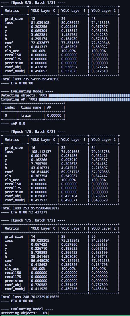 Training Hangs On Detecting Objects · Issue 206 · Eriklindernoren