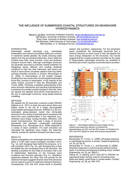 Pdf The Influence Of Submerged Coastal Structures On Nearshore