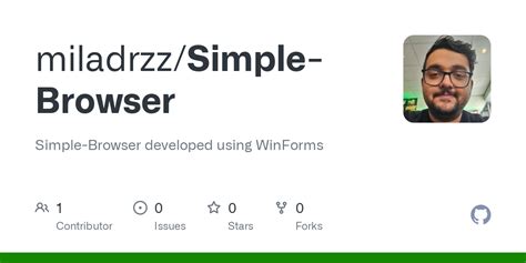 Github Miladrzzsimple Browser Simple Browser Developed Using Winforms