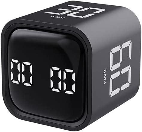 Porcyco Digital Timer Cube Gravity Cube Timer Desk Timer Kitchen Timer