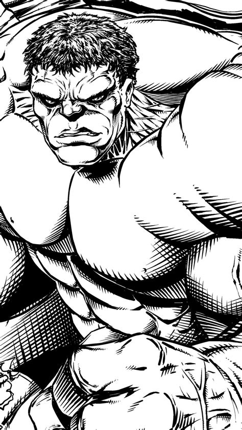 Hulk Black And White Wallpapers Top Free Hulk Black And White