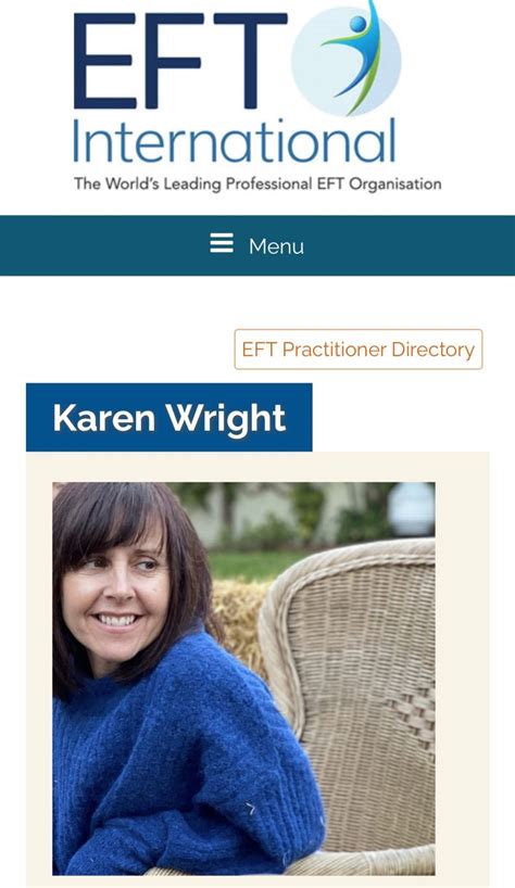 Karen Wright On Linkedin I Am An Eft Practitioner Fully Accredited