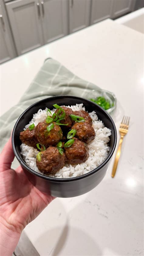 Teriyaki Glazed Meatballs Easy Healthy And High Protein Healthy Kitchen