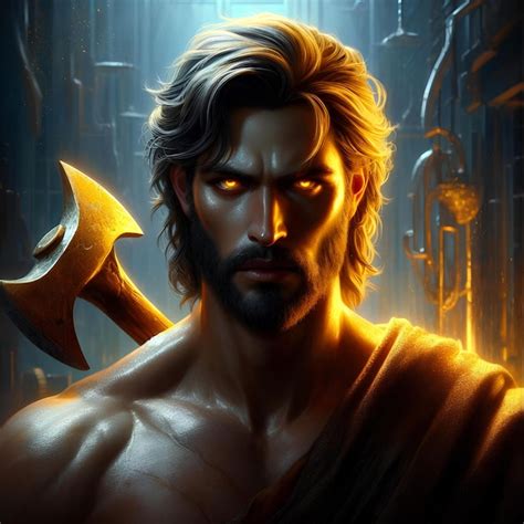 Premium Ai Image Incredible Greek God Hephaestus Hero Of The Gods Of