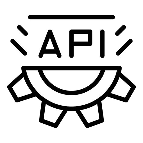 Api Software Icon Outline Vector Build Process 14923914 Vector Art At