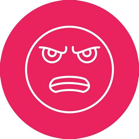 Angry Vector Icon 20353093 Vector Art At Vecteezy