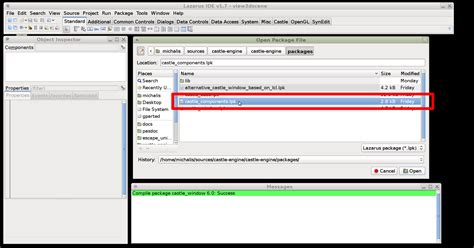 Engine On A Form Vcl Fmx Lcl Using Tcastlecontrol Manual Castle Game Engine