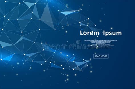 Abstract Polygonal Space Stock Vector Illustration Of Connection 297982253