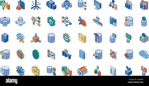 Big Data Icons High Quality Vector Icons Collection With Editable