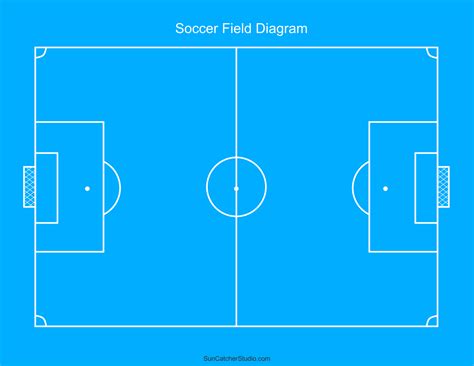 Printable Soccer Field Template Printable Templates