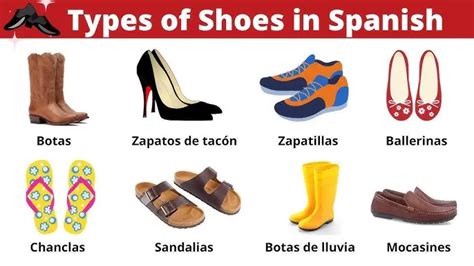 Calzado En Inglés De Términos Y Expresiones Bucanero Calzados