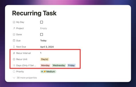 The Best Way To Create Recurring Tasks In Notion 2024