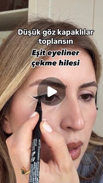 Aylaynır Sürme Teknikleri Eyeliner Sürme Teknikleri Makyaj Hileleri Kolay Eyeliner