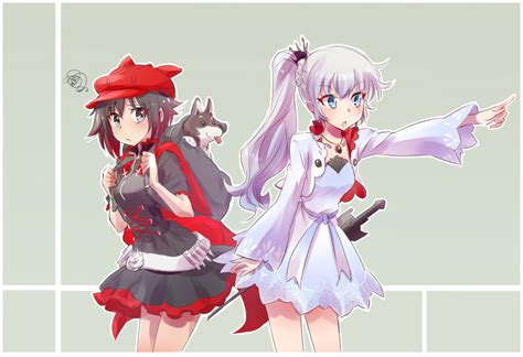 Iesupa Ruby Rose Weiss Schnee Zwei Rwby Rwby Highres 2girls
