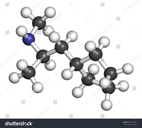 Cyclopentamine Nasal Decongestant Drug Molecule Largely Stock