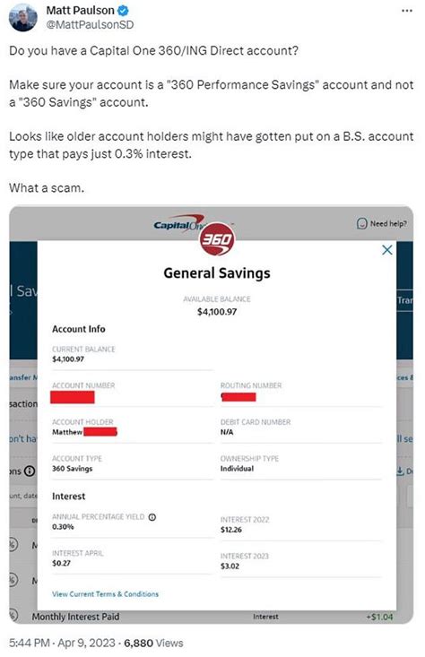 Capital Ones Savings Account Promises Annual Interest Of 435 But