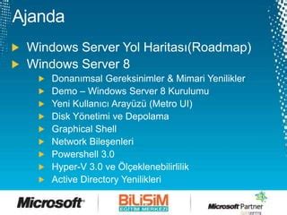 Windows Server Developer Preview Kurulum Gelen Yenilikler PPT